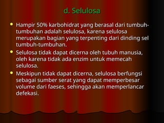 Unsur, Jenis dan Analisis KARBOHIDRAT-ppt.ppt