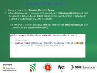 Broadcast Receiver | PPTX