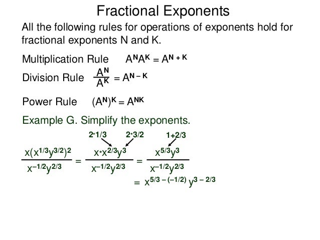 4 5 Fractional Exponents x 4 5 Fractional Exponents x