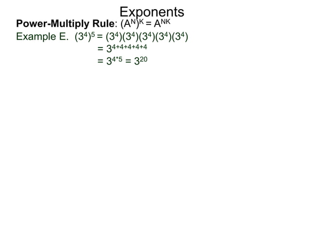 4 5 fractional exponents | PPTX