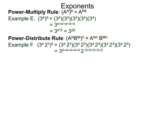 4 5 fractional exponents | PPTX