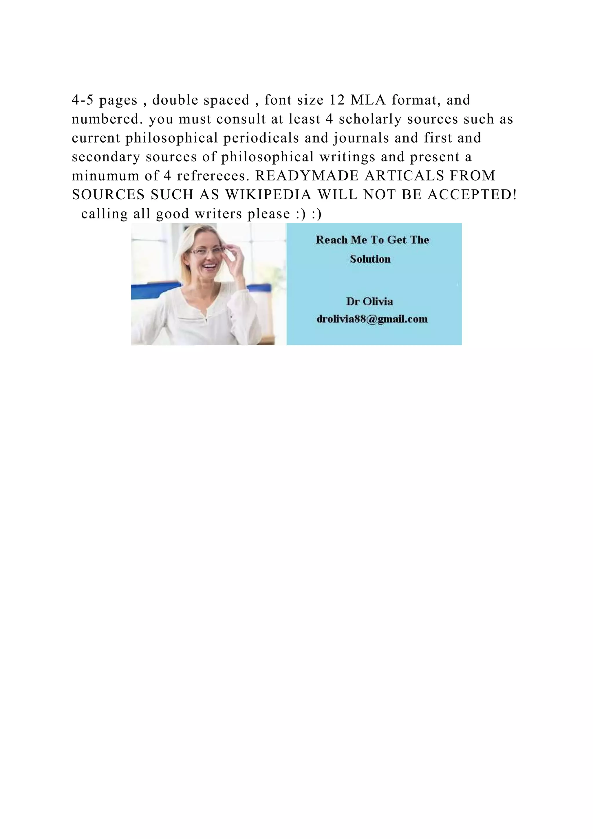 4-5 pages , double spaced , font size 12 MLA format, and numbered. y.docx