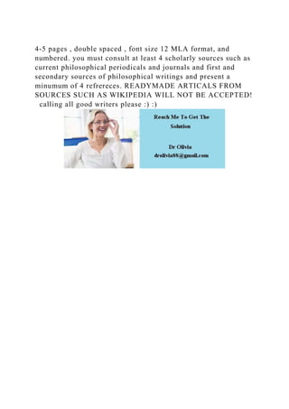 4-5 pages , double spaced , font size 12 MLA format, and numbered. y.docx