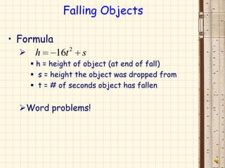 4 5 solving quadequations | PPT
