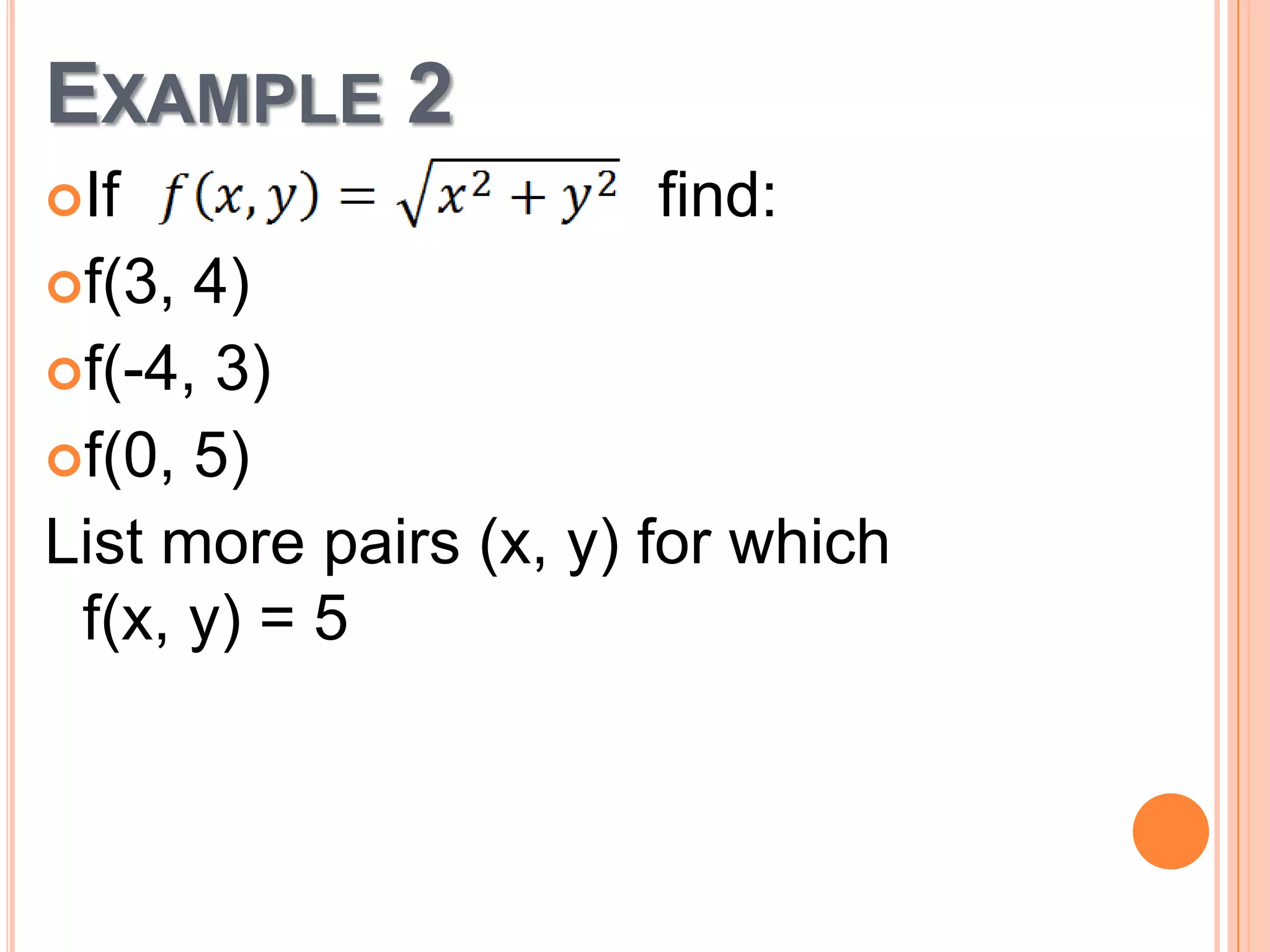 4 6 functions of two variables | PPT