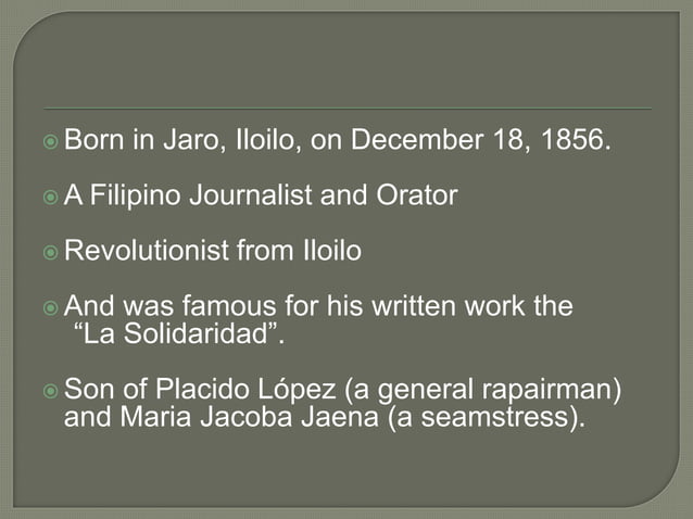 4.6 graciano lopez jaena | PPTX | Books and Literature