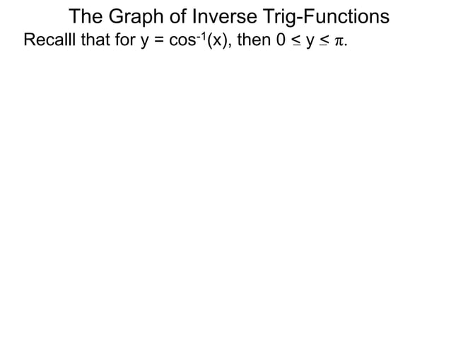 t5 graphs of trig functions and inverse trig functions | PPT