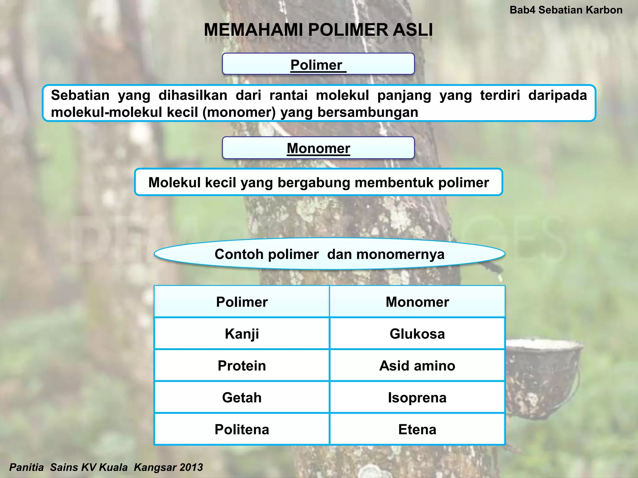 Memahami polimer asli | PPTX