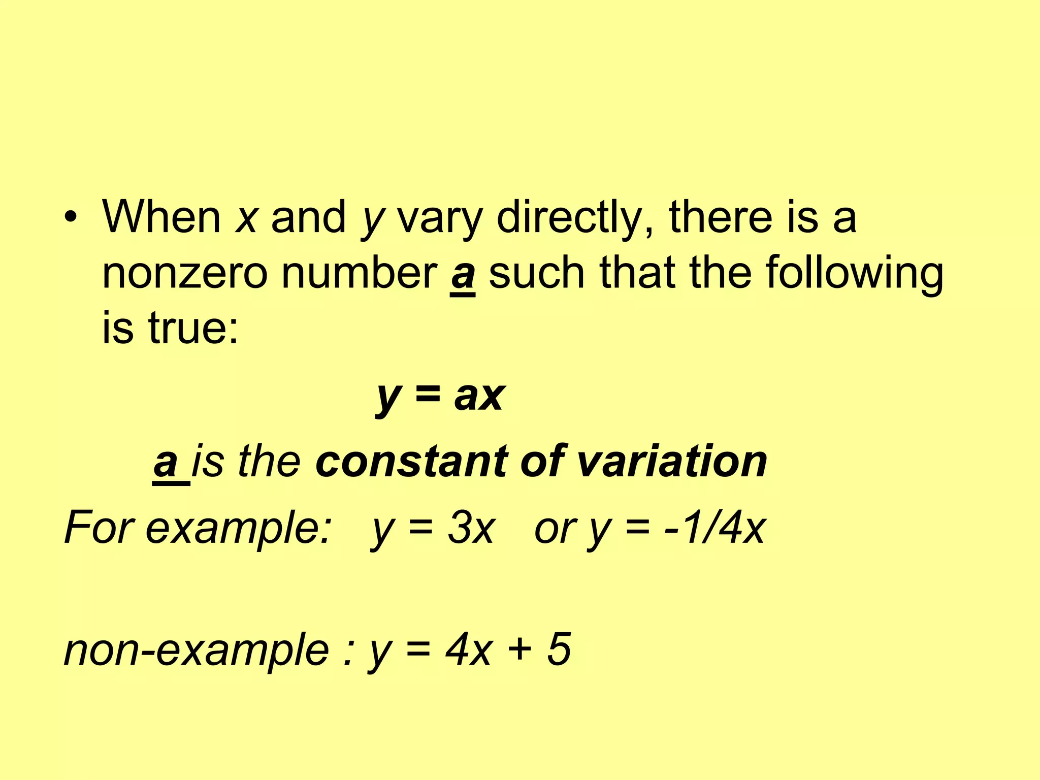 4.6 model direct variation day 1 | PPT
