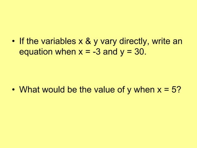 4.6 model direct variation day 2 | PPT