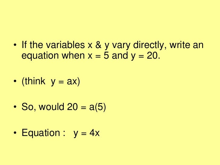 4.6 model direct variation day 2