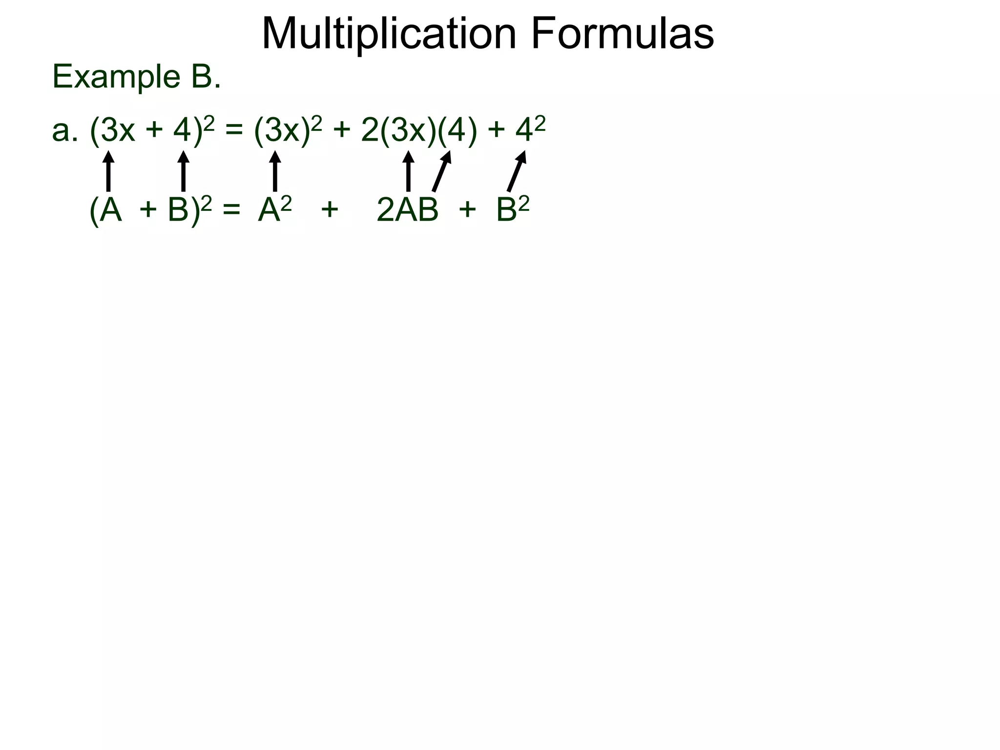 4 6multiplication formulas | PPT