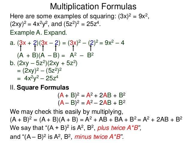 4 6multiplication formulas