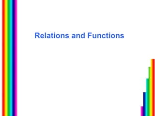 4.6 Relations And Functions | PPT