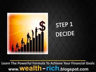 6 step secret to wealth creation | PPTX