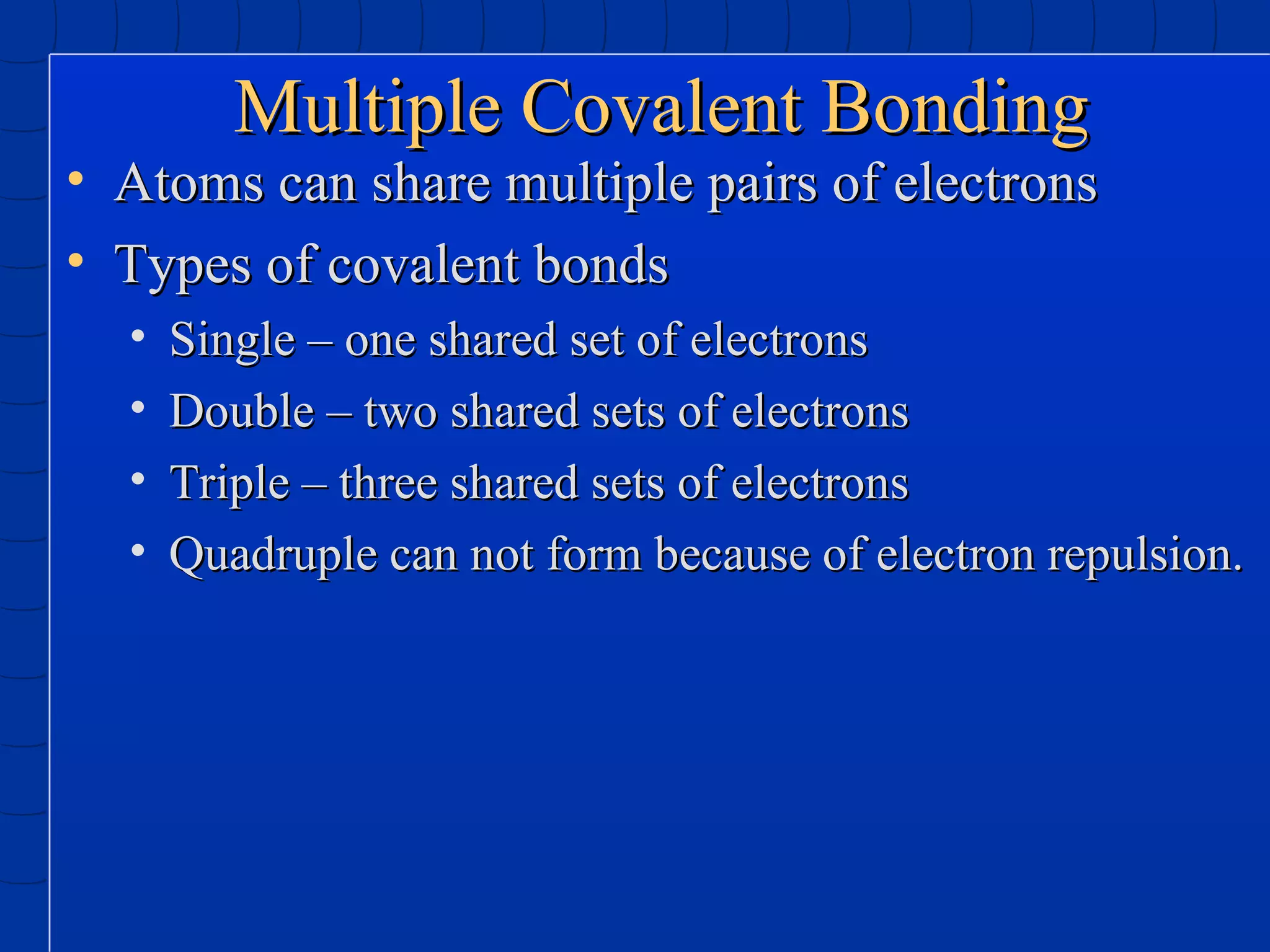 4-7 Covalent Compounds | PPT