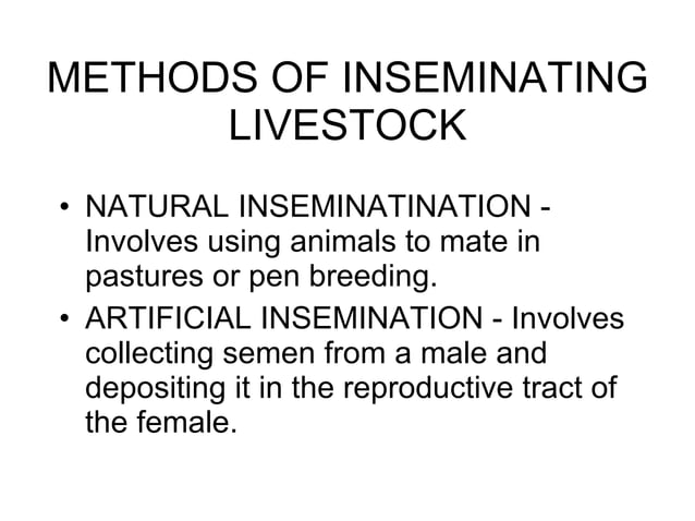 4 7 livestock reproduction | PPT