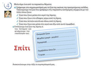 Ε4-Κ8-ΖΩΑ ΤΗΣ ΘΑΛΑΣΣΑΣ-Ε4-Κ9-ΖΩΑ ΤΟΥ ΓΛΥΚΟΥ ΝΕΡΟΥ | PPTX