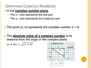 4.8 complex numbers | PPTX | Physics | Science