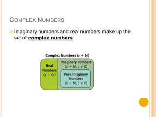 4.8 complex numbers | PPTX | Physics | Science