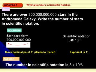 4.8 scientific notation big numbers - 1 | PPT | Physics | Science