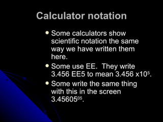 4.8 scientific notation big numbers - 1 | PPT | Physics | Science