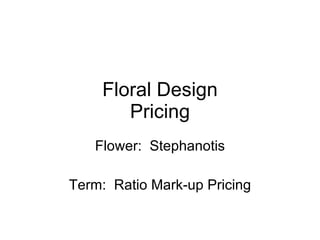 4 9 pricing ratio | PPT