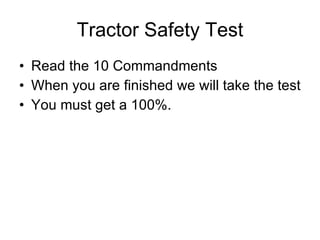 tractor safety | PPT
