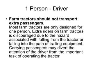 tractor safety | PPT