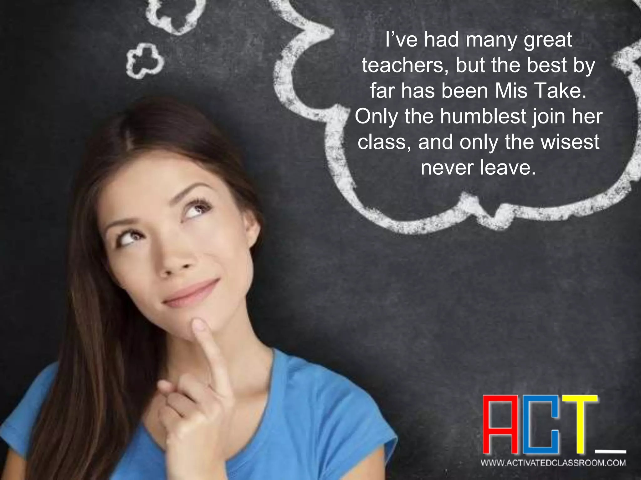 4 - Activated Classroom Teaching - Correction | PPTX