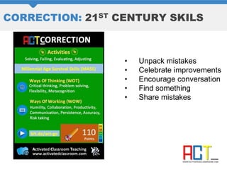 4 - Activated Classroom Teaching - Correction | PPTX