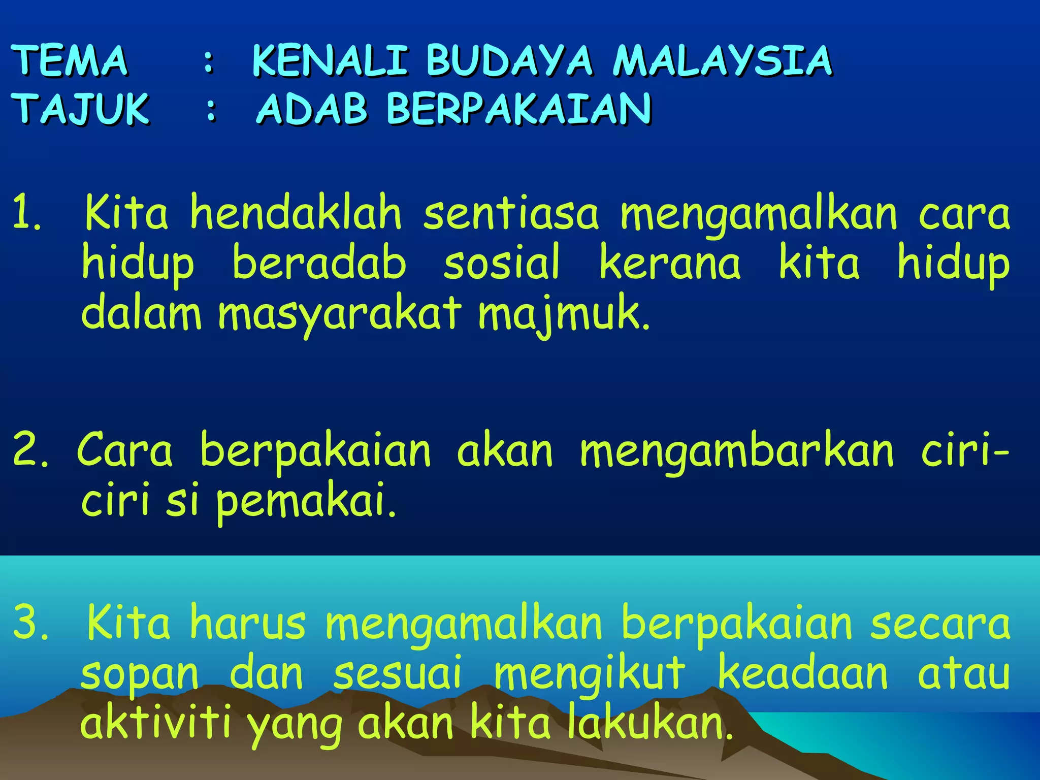 4 adab berpakaian | PPT