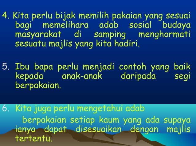 4 adab berpakaian | PPT