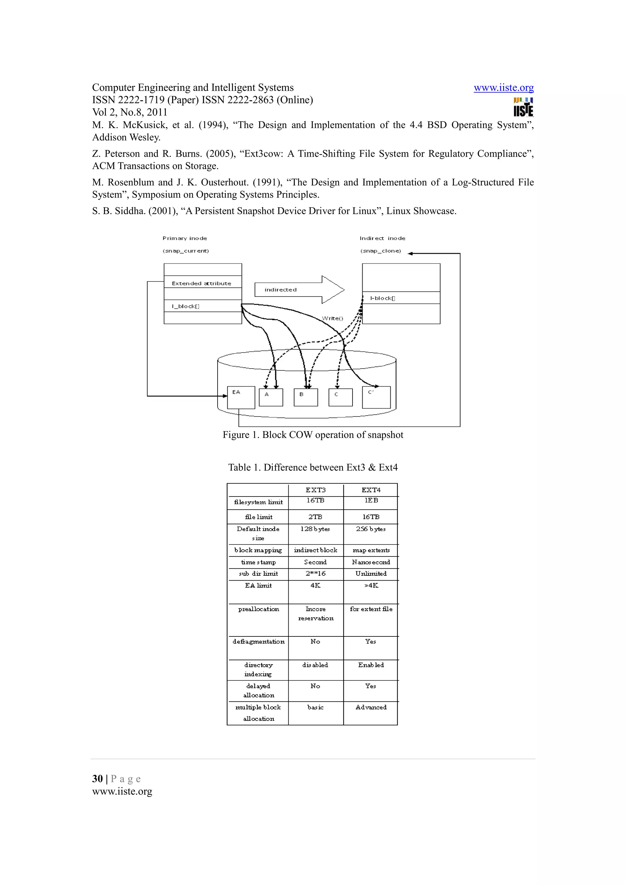 4.a file system level snapshot in ext4 -35-30 | PDF