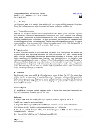 4.a file system level snapshot in ext4 -35-30 | PDF