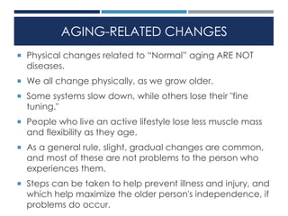 Aging-related Changes | PPTX