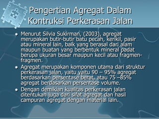 Aggregate for material technology theory | PPT