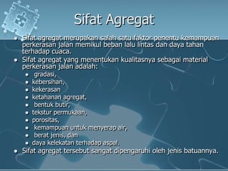 Aggregate for material technology theory | PPT