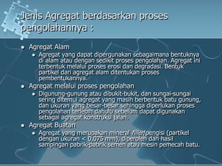 Aggregate for material technology theory | PPT
