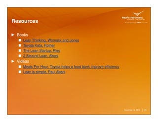 Vertical Integration Drives Need for Standardized Work & Enables Improvement | PPT