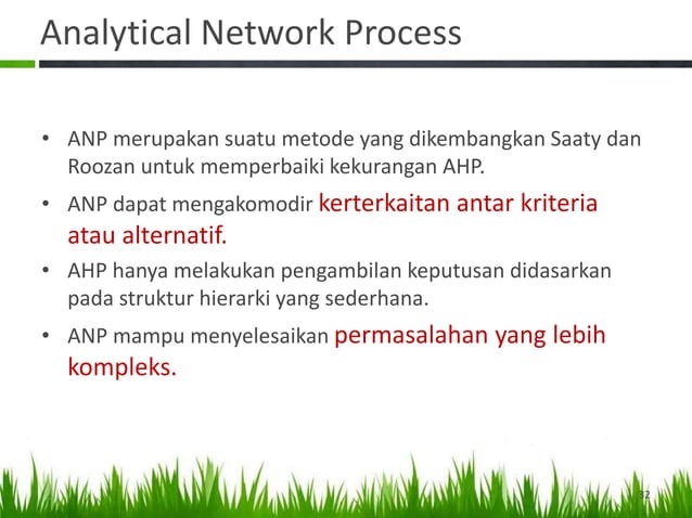 materi analytical hierarchy process (ahp) | PPTX