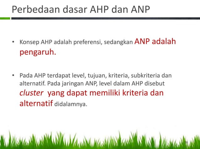 materi analytical hierarchy process (ahp) | PPTX