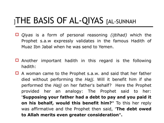 Introduction of Usul Fiqh :al-qiyas | PPT | Islam | Religion & Spirituality