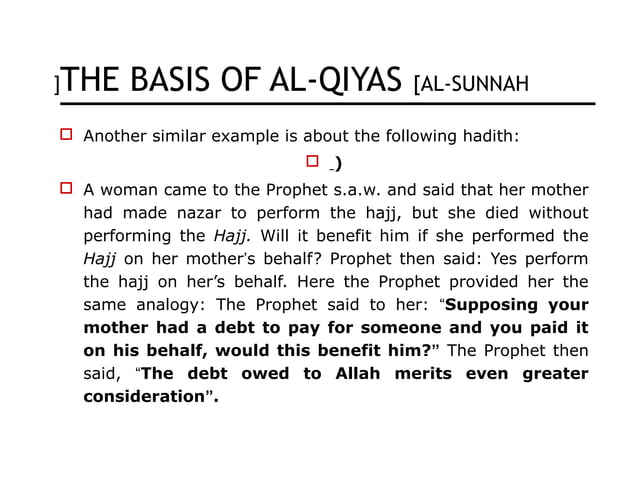 Introduction of Usul Fiqh :al-qiyas | PPT | Islam | Religion & Spirituality