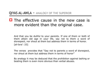 Introduction of Usul Fiqh :al-qiyas | PPT