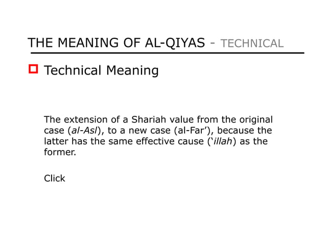 Introduction of Usul Fiqh :al-qiyas | PPT | Islam | Religion & Spirituality