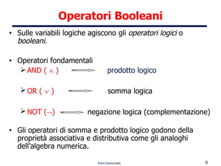 4 Algebra Di Boole | PPT