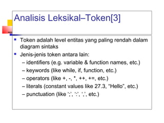 4.analisisleksikalfix | PPT