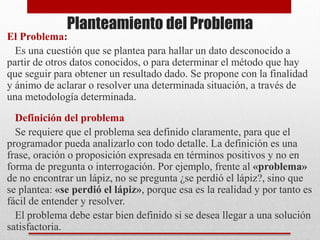 Unidad 4 Metodología para el Análisis y Planteamiento de Problemas | PDF