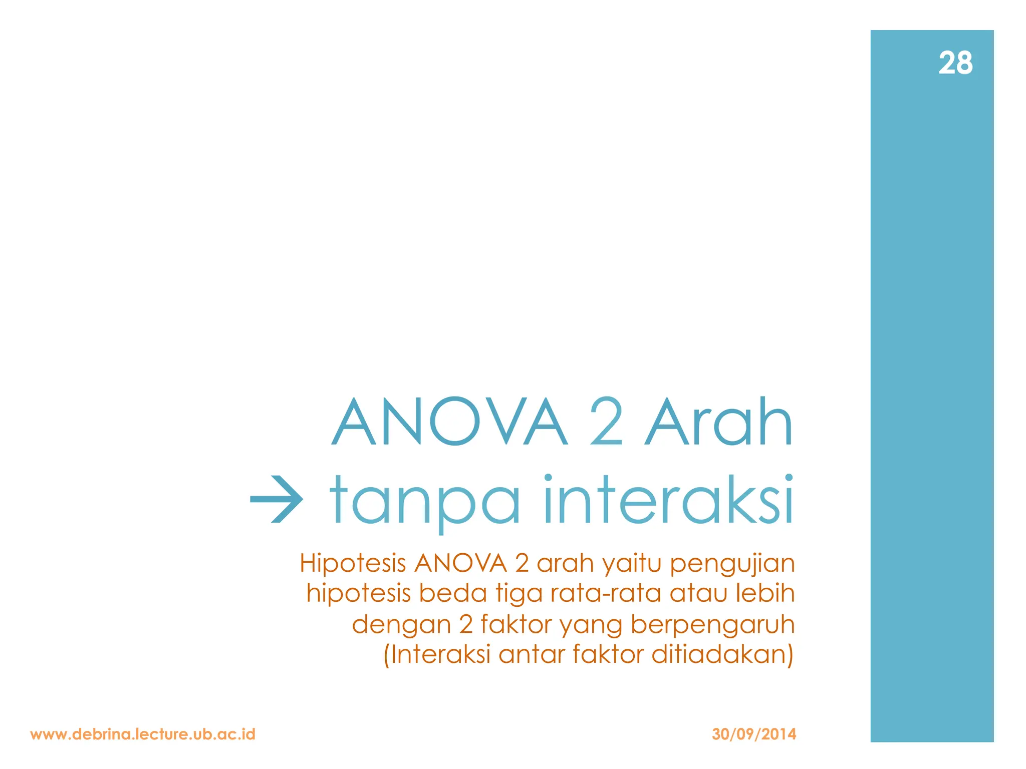 Analisis varinasi (anova) dua arah dengan interaksi | PDF